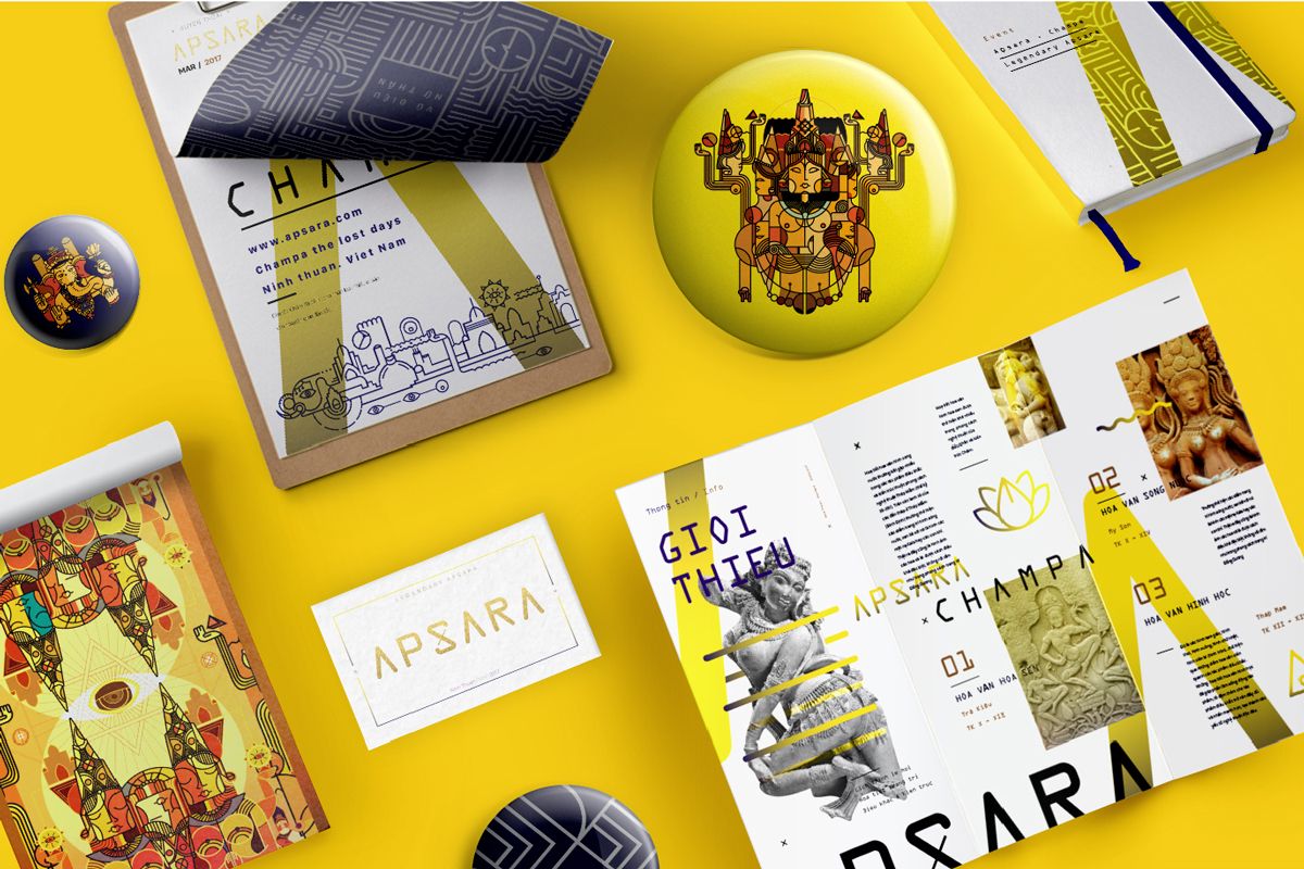 [Illustrations] A Graphic Design Project Inspired by Ancient Champa ...