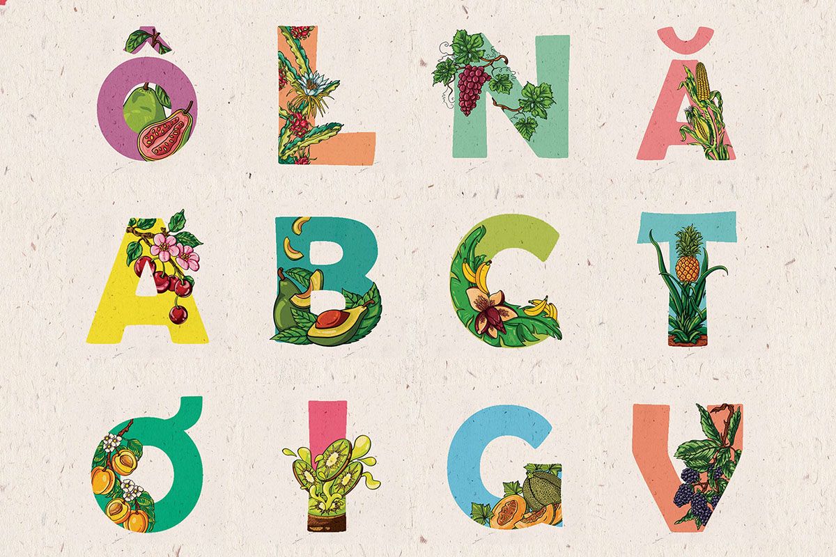 [Illustrations] An Illustrated Alphabet of Vietnam's Tropical Fruits ...
