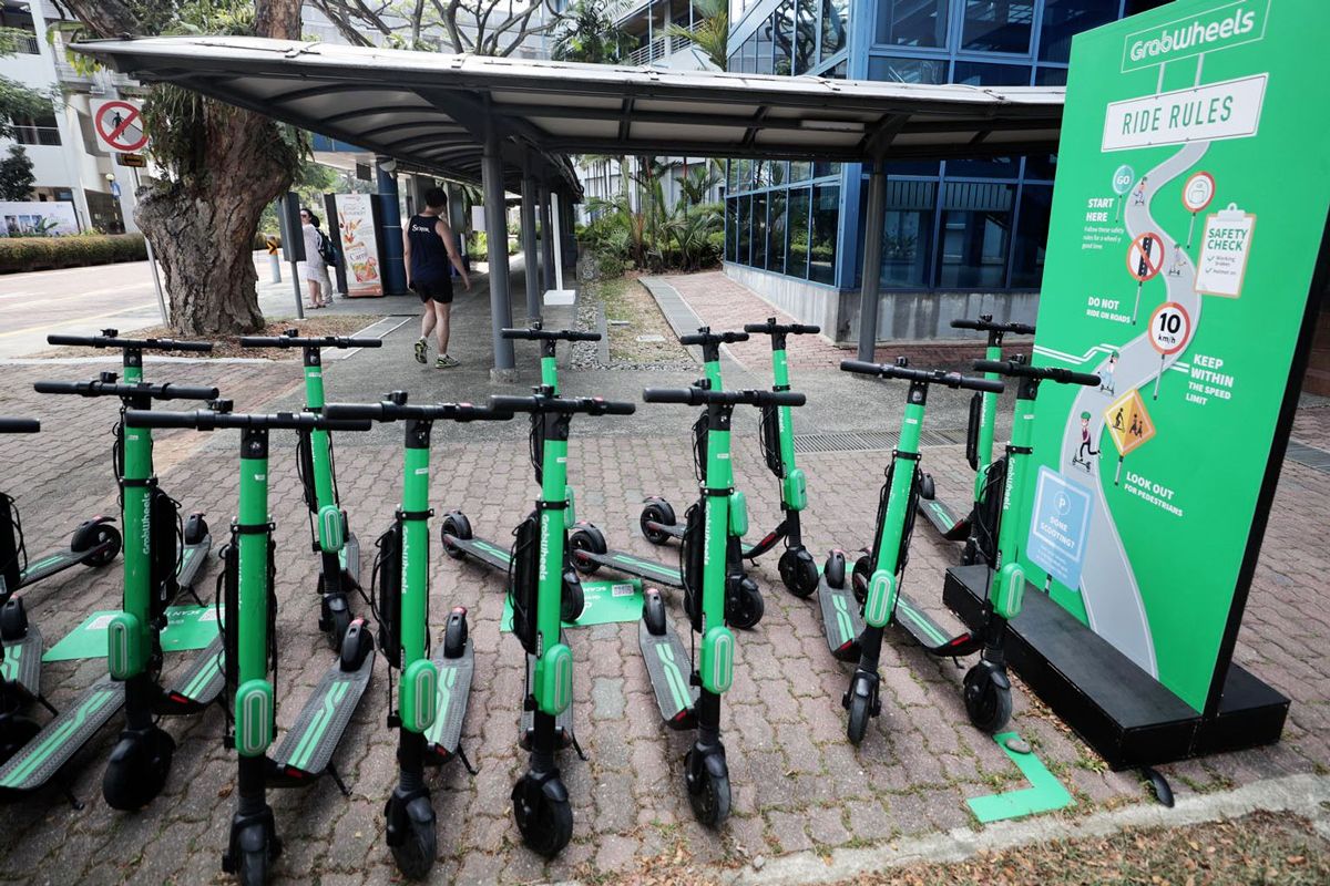 Grab Is Experimenting With 'GrabWheels' Electric Scooter in Singapore ...