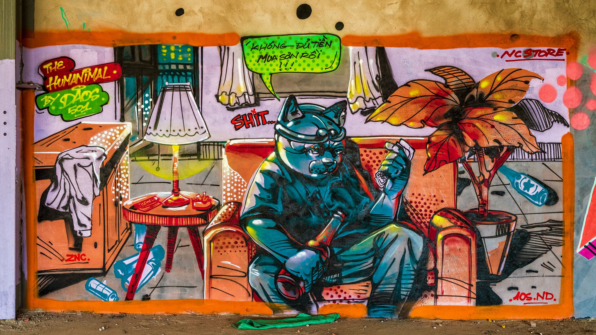 [Photos] In a Thao Dien Concrete Shell, a Mystery Graffiti Mecca ...