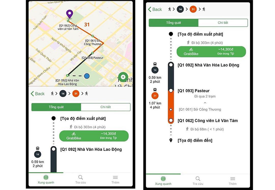 Saigon Unveils New Public Bus App Made by Grab - Saigoneer