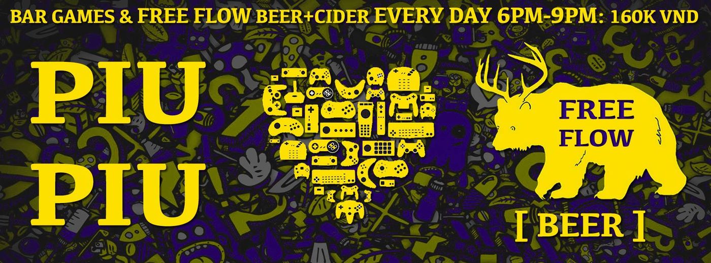 Free FLOW BEER x HYPE NIGHT Tuesdays @ Piu Piu - Saigoneer