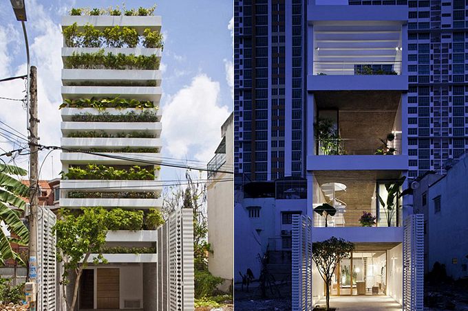 2 Slim Vietnamese Homes Featured In British Architecture Magazine ...