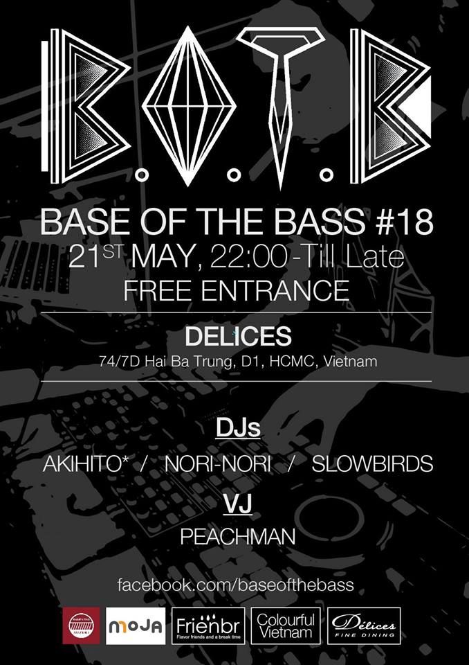 Base of the Bass @ Delices - Saigoneer
