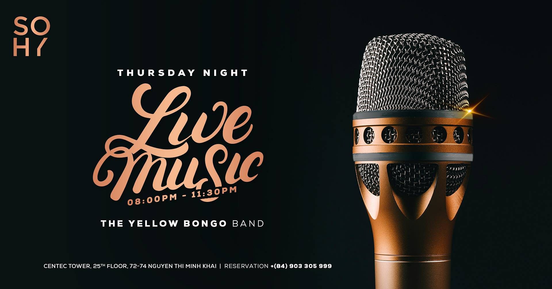 SOHY's LIVE Music Session @ SOHY Sky Lounge & Dining - Saigoneer