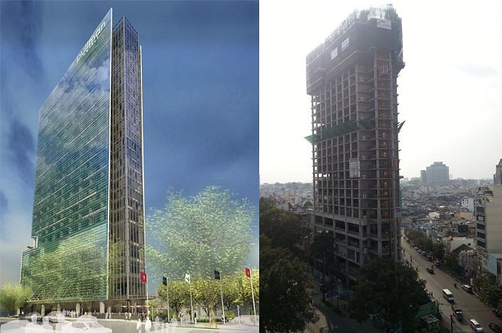 Pullman Saigon Center Tops Out - Saigoneer