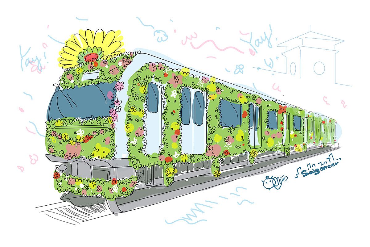 Flower Street 2015 To Feature Floral Metro Line - Saigoneer