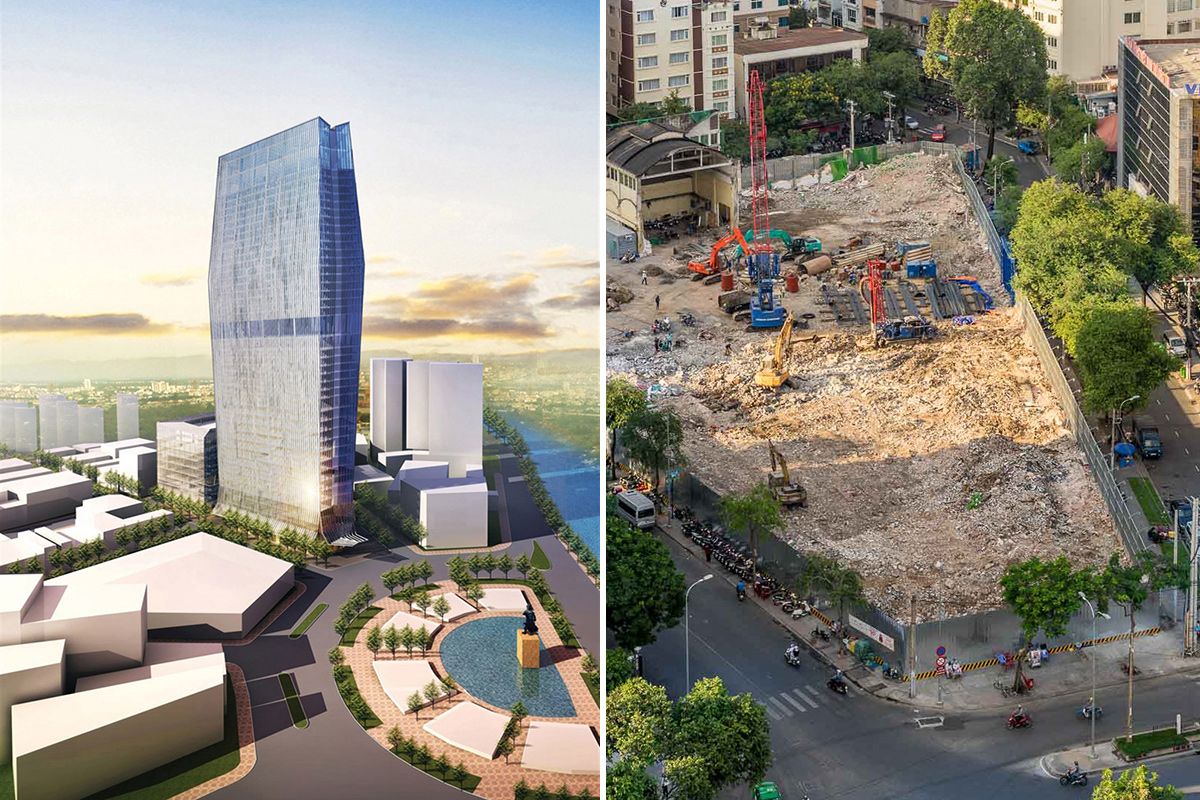 Construction Begins on New Downtown Saigon Skyscraper - Saigoneer