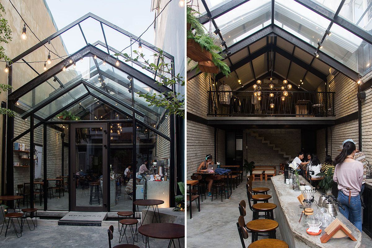 [Photos] This Da Nang Hẻm Cafe Is Like a Contemporary Greenhouse ...