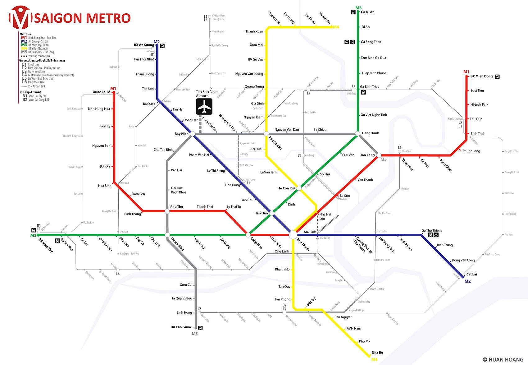Saigon Seeks to Extend Metro Line to Tan Son Nhat - Saigoneer