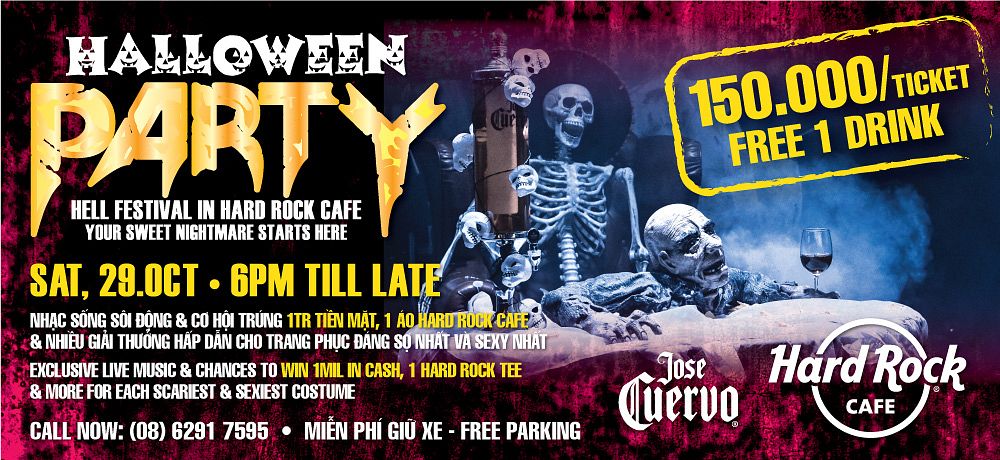 Halloween Party 2016 @ Hard Rock Cafe - Saigoneer