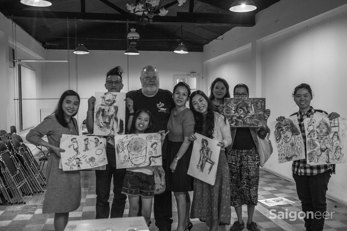 Event Rewind: Art Talk And Drawing Workshop With Rodney Dickson - Saigoneer