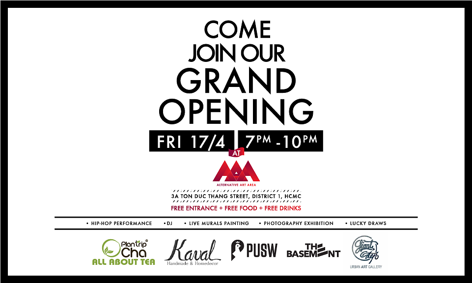 3A Grand Opening @ 3A Alternative Art Area - Saigoneer