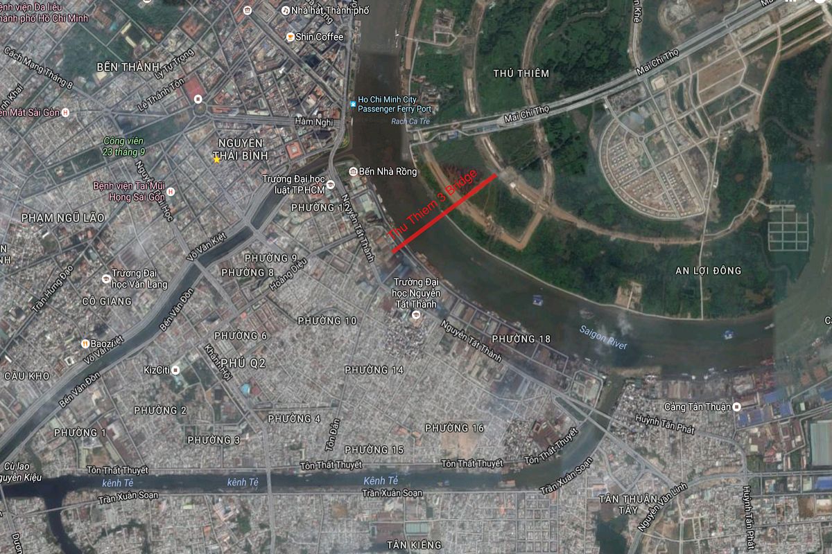 Saigon Unveils Plan for New Bridge Connecting D2, D4 - Saigoneer
