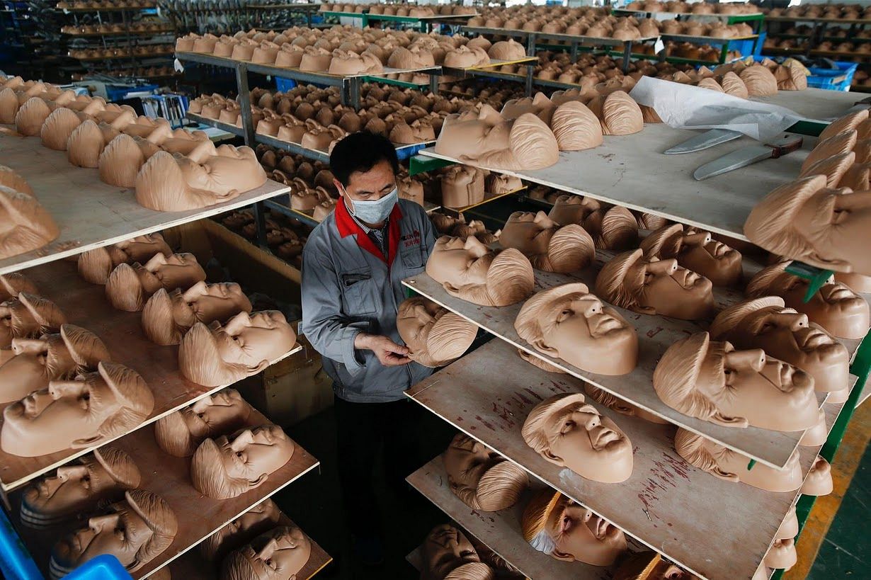 This Chinese Mask Factory Is Betting on a Trump Victory - Saigoneer