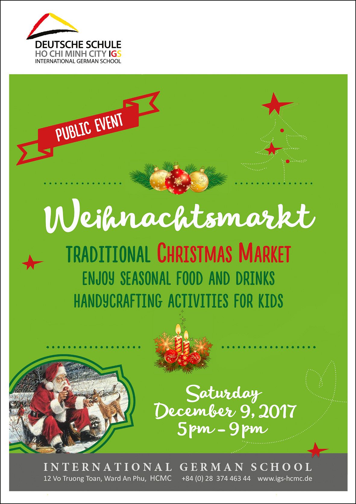 Traditional Christmas Market @ International German School IGS - Saigoneer