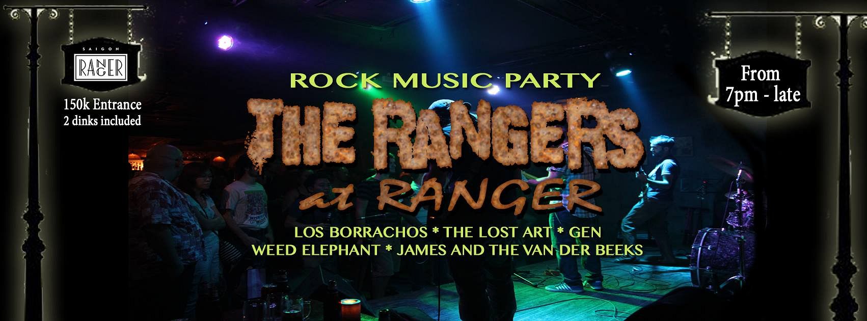 The Rangers at Ranger - Rock Music Party @ Saigon Ranger - Saigoneer