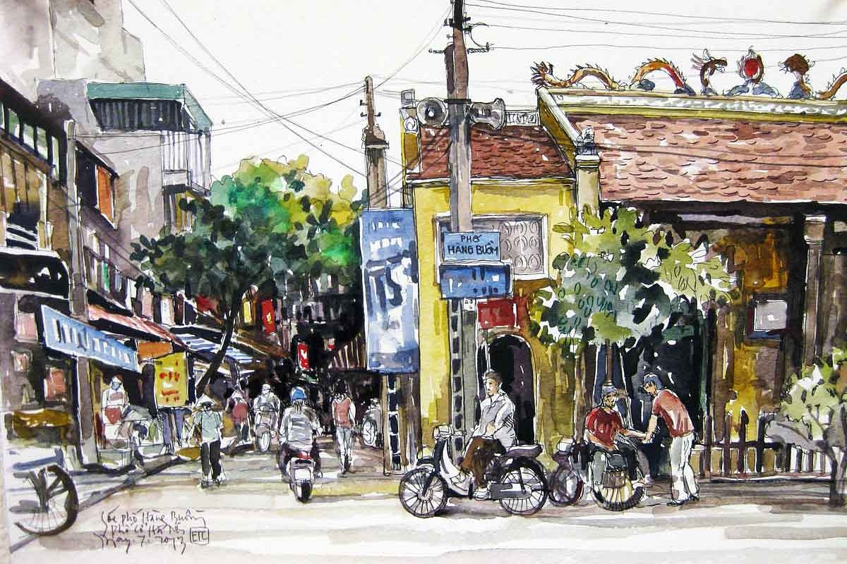 [Photos] Hanoi’s Urban Sketchers Capture the City’s Essence By Drawing ...