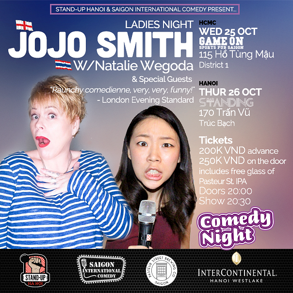 Ladies’ Comedy Night featuring JoJo Smith @ Game On - Saigoneer