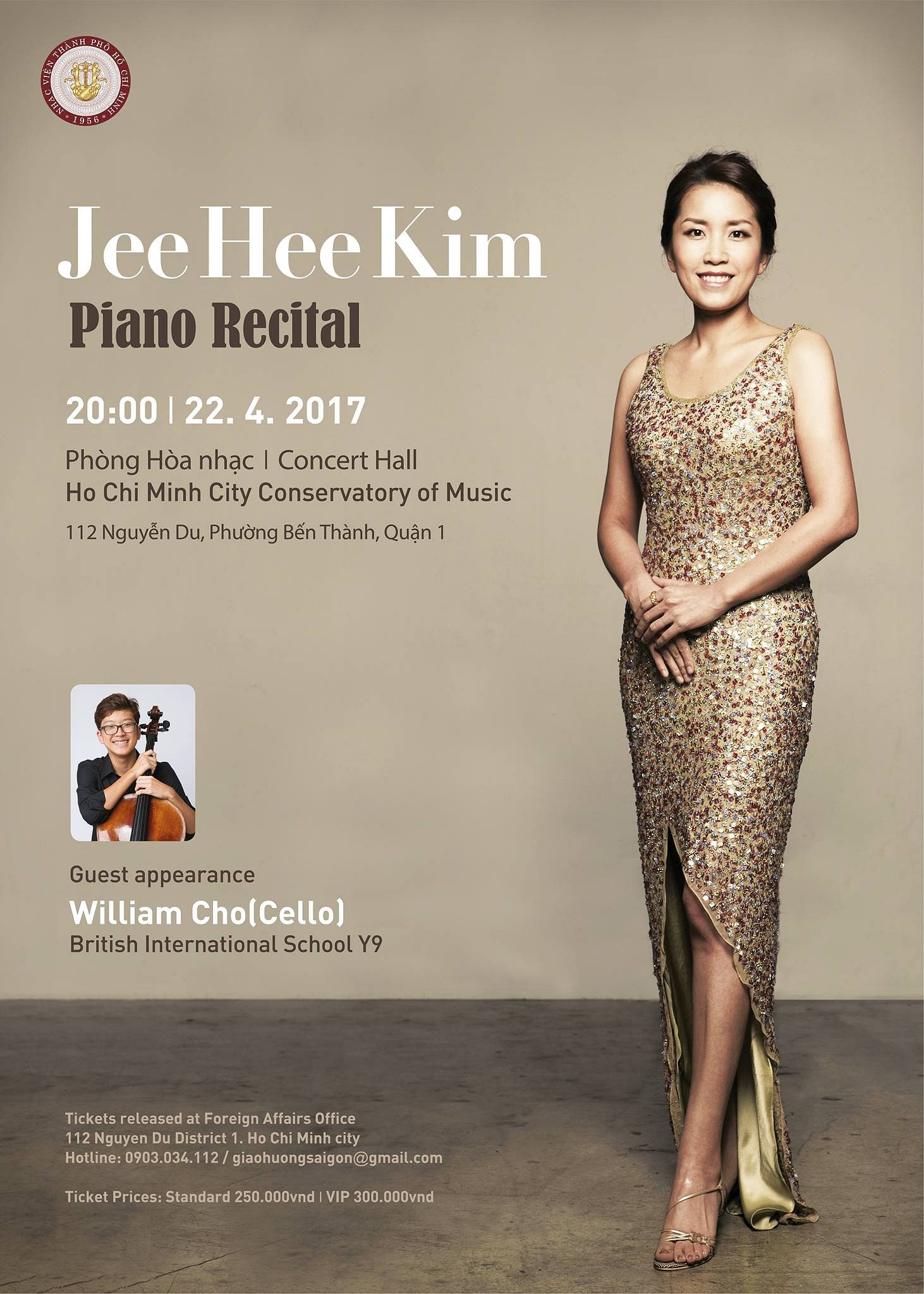 Piano Recital Kim Jee Hee @ Ho Chi Minh City Conservatory of Music ...
