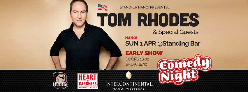 Stand-up Comedy with Tom Rhodes (US) @ Standing Bar - Saigoneer