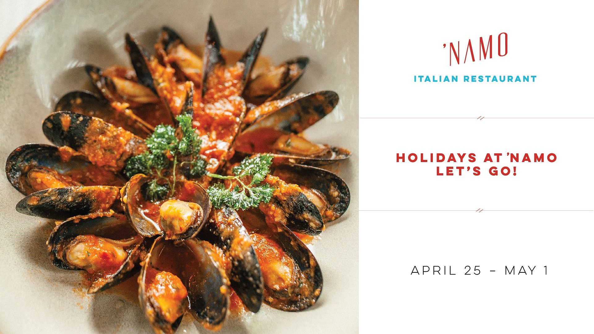 Holidays at ‘NAMO: Let’s go! @ 'NAMO - Saigoneer