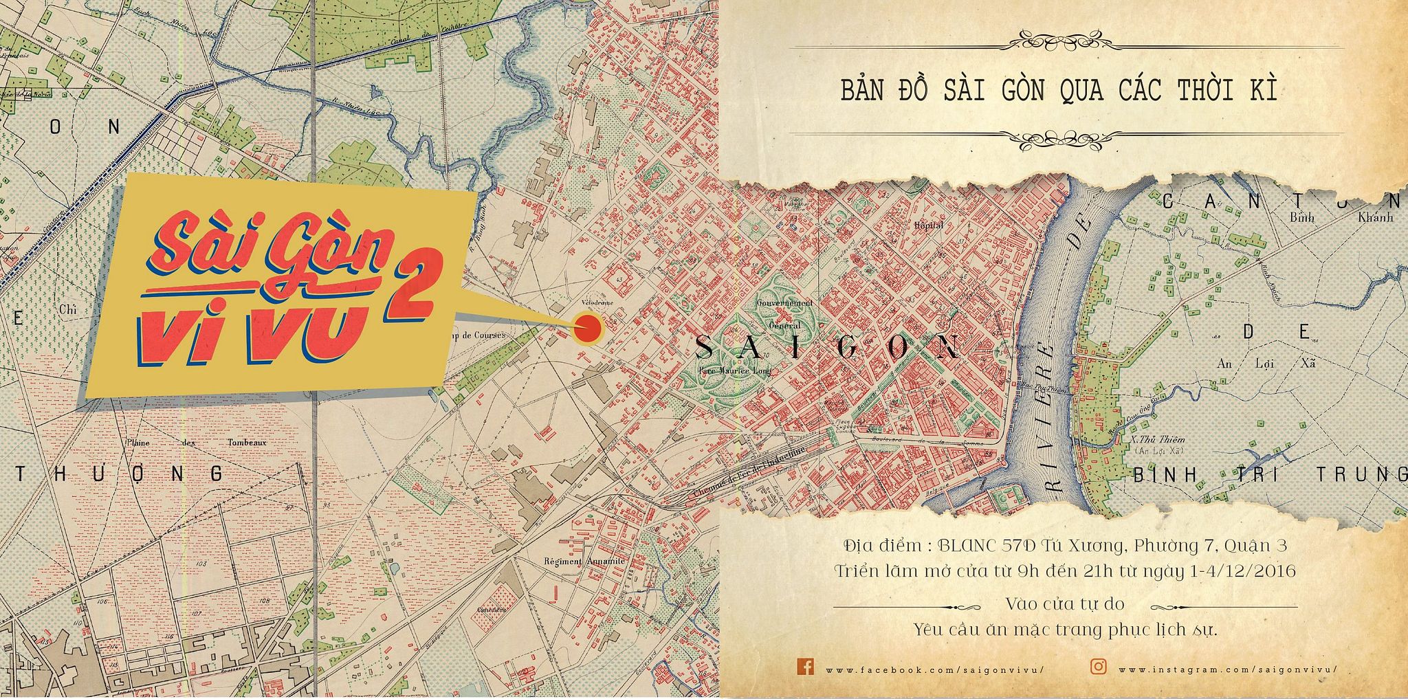Saigon, Evolution and Old Maps @ Blanc Art Gallery - Saigoneer