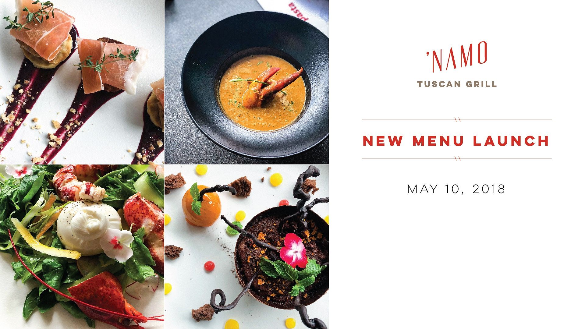 New Menu Launch: Explore the Tuscan secrets even further @ NAMO Tuscan ...