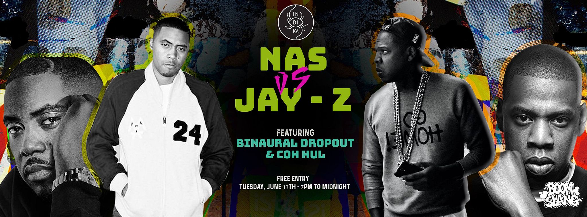Nas vs Jay-Z night at Indika feat. Binaural Dropout & Coh Hul @ Indika ...