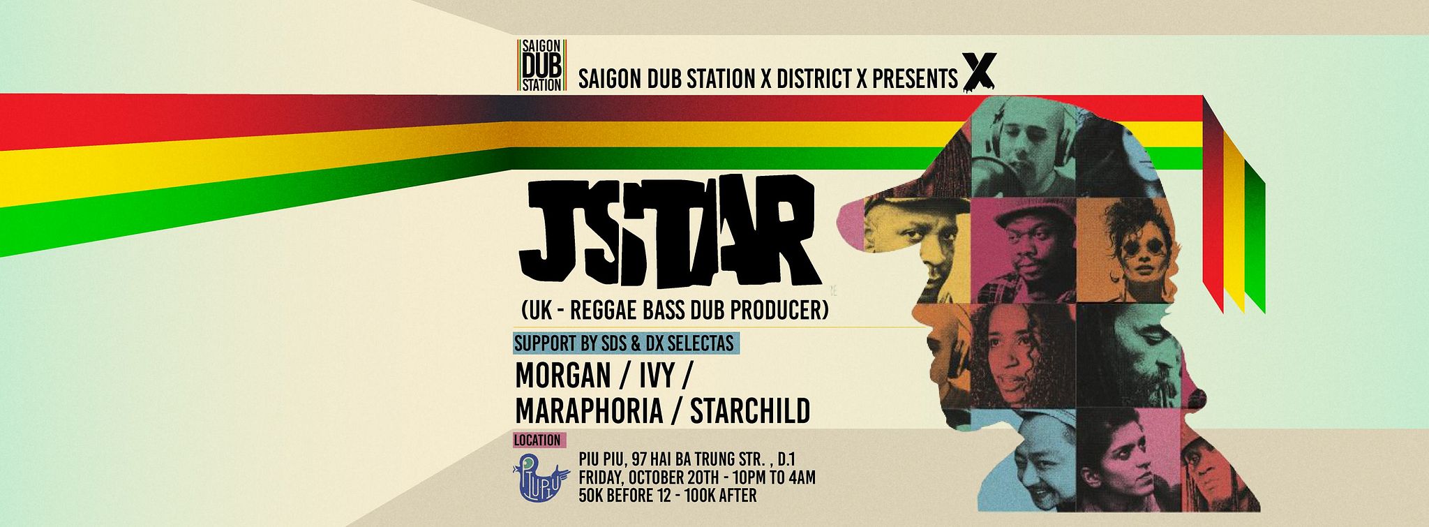 JSTAR (UK - Reggae Bass Producer) Special Showcase ! SDS x DX @ Piu Piu ...