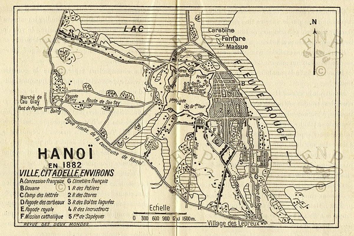 [Maps] A Brief Cartographical History of Hanoi in 1873-1936 - Saigoneer