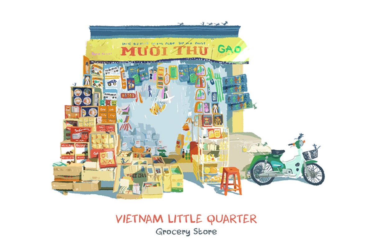 [Illustrations] Local Artists Bring Vietnam's Eclectic Shopfronts to ...