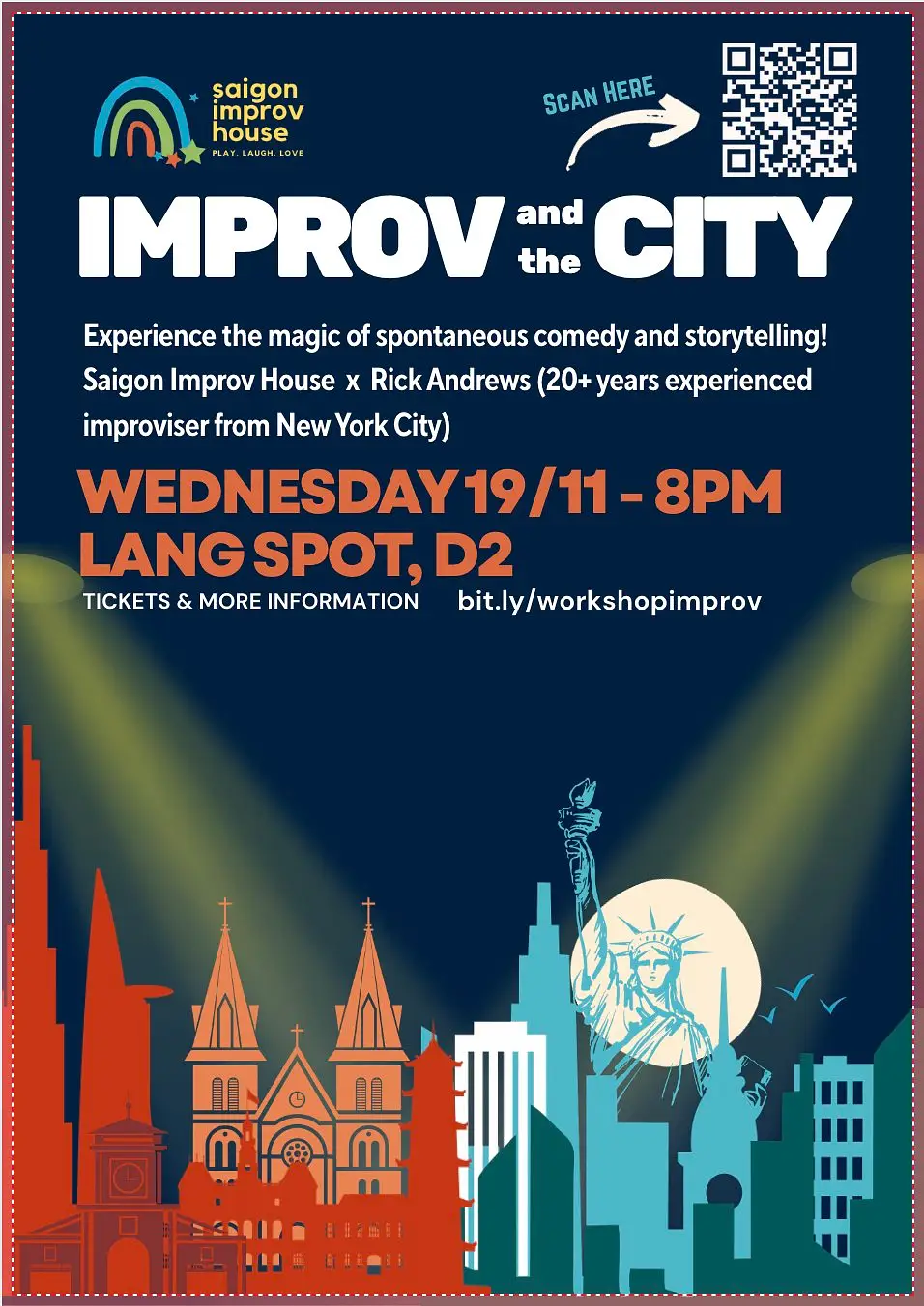 English Improv Workshop - Saigon Improv House x Rick Andrews (New York ...