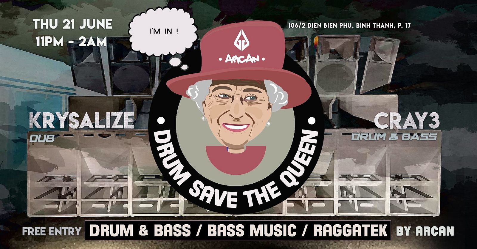 Arcan Residents - Drum Save The Queen #3 W./ Cray3 & Krysalize @ The ...