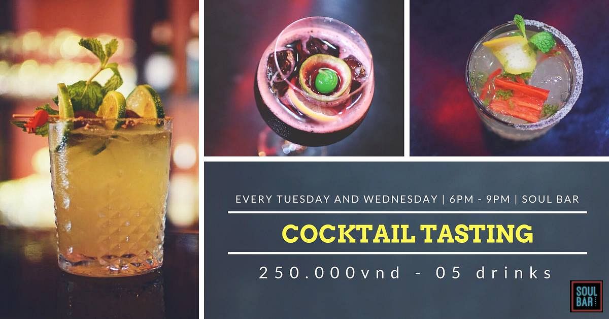 Cocktail Tasting @ Soul Bar Hanoi - Saigoneer