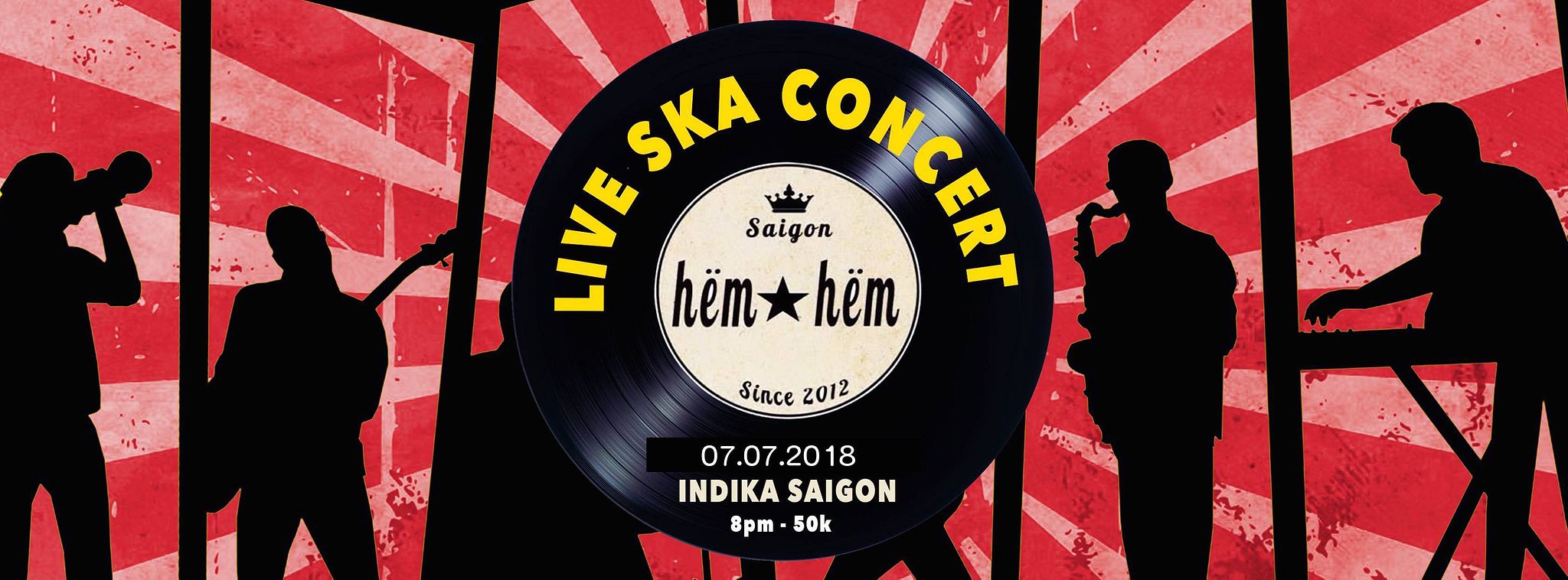 Indika Live Ska Concert #3 ft Hem Hem Saigon ! @ Indika - Saigoneer
