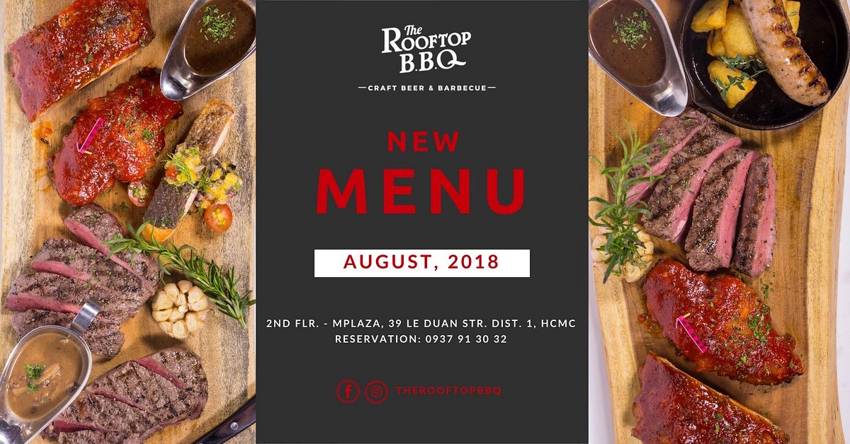 The Rooftop BBQ New Menu - Gorgeous Land of The True Favors! @ The ...