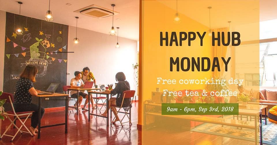 HAPPY HUB Monday - Free coworking day at the Hub! @ The Learning Hub ...