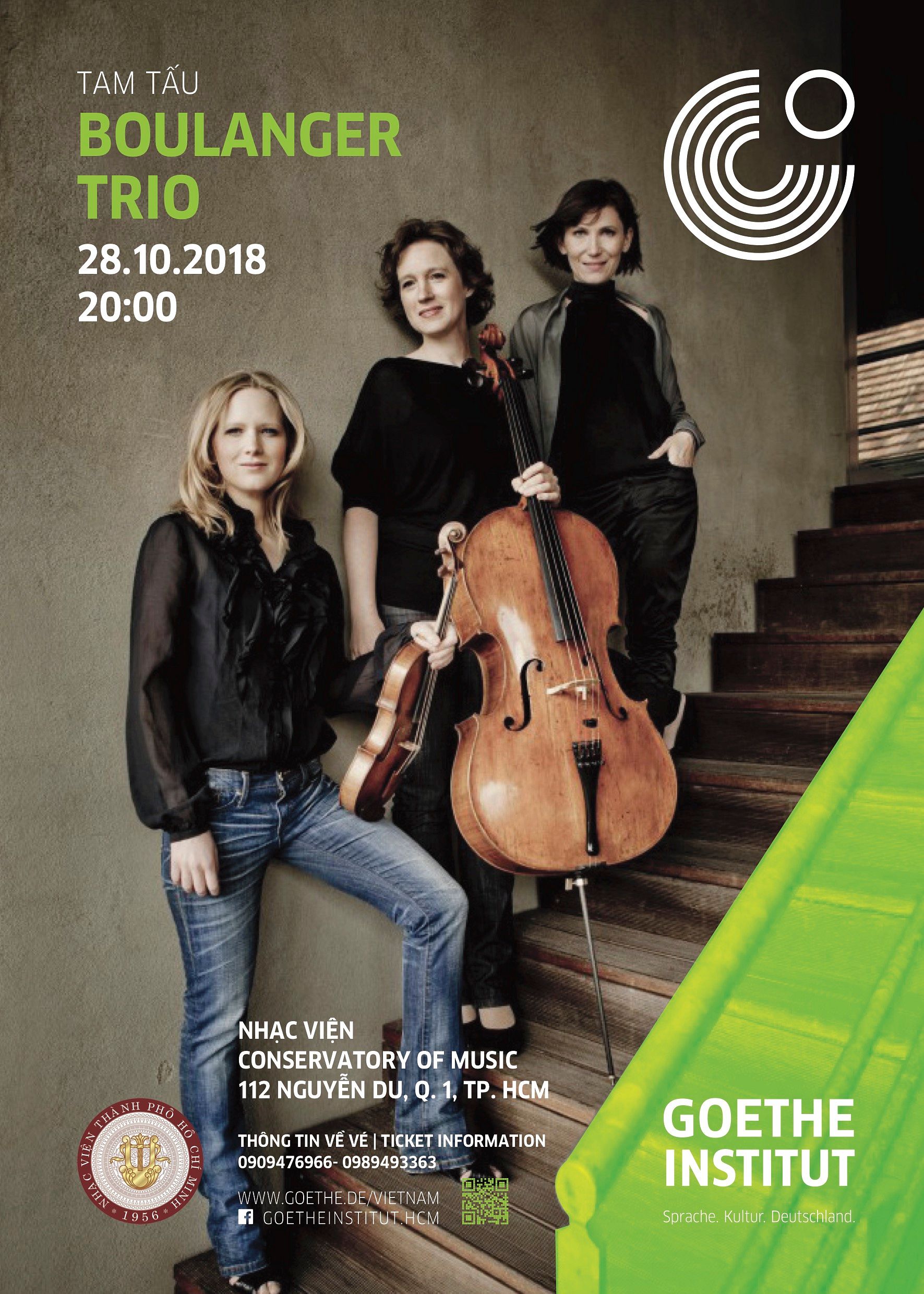 Concert: Boulanger Trio (Hamburg - Berlin) @ Conservatory of Music ...