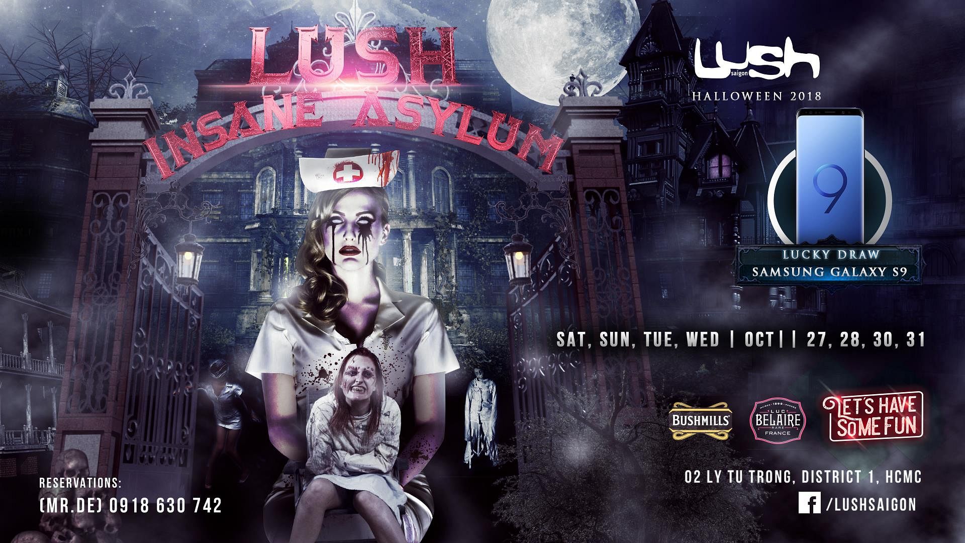 LUSH Insane Asylum - Halloween 2018 @ Lush - Saigoneer