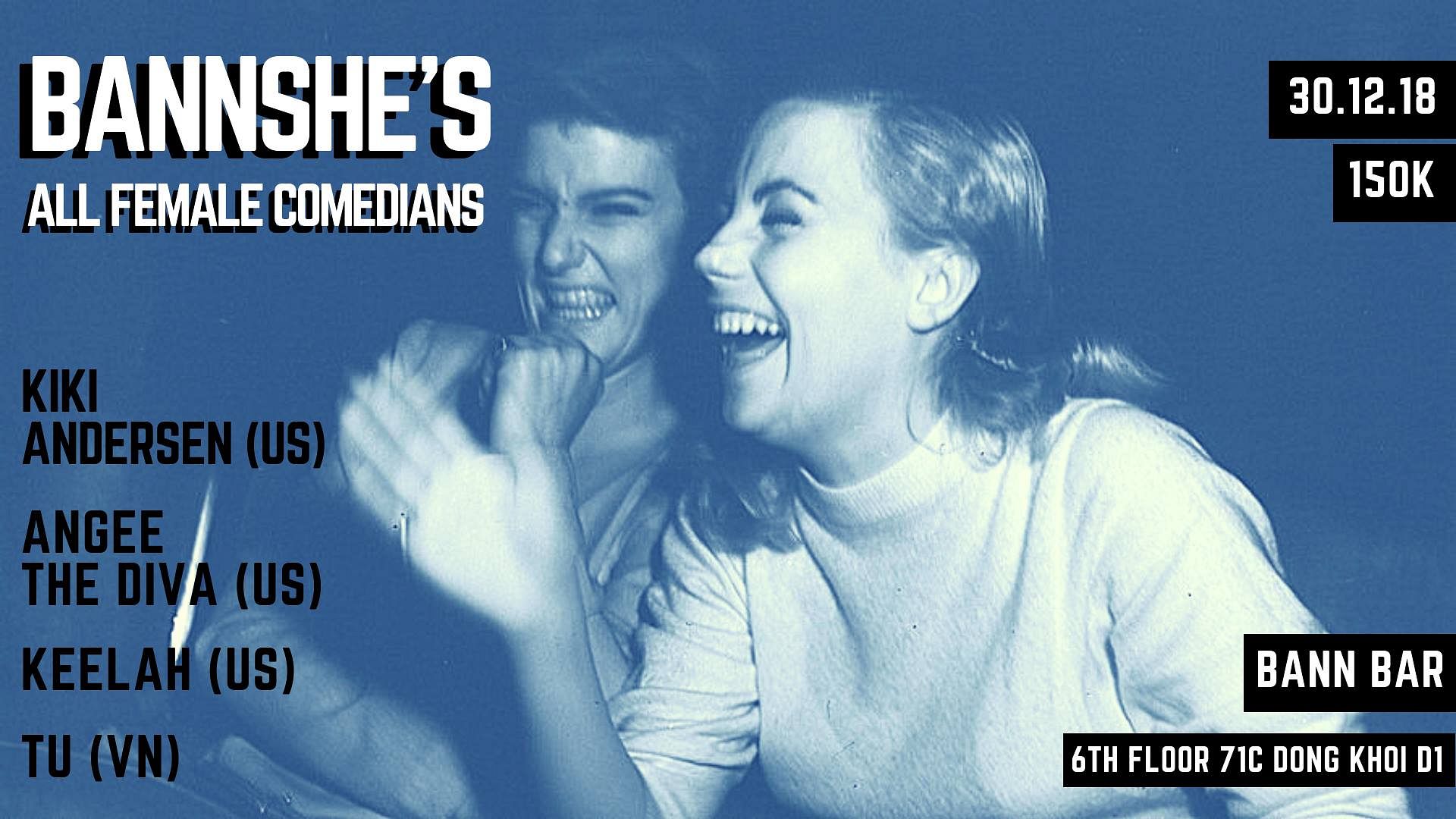 BannShe's - 1st Edition w/ Kiki Andersen @ Bann Bar & Cuisine - Saigoneer