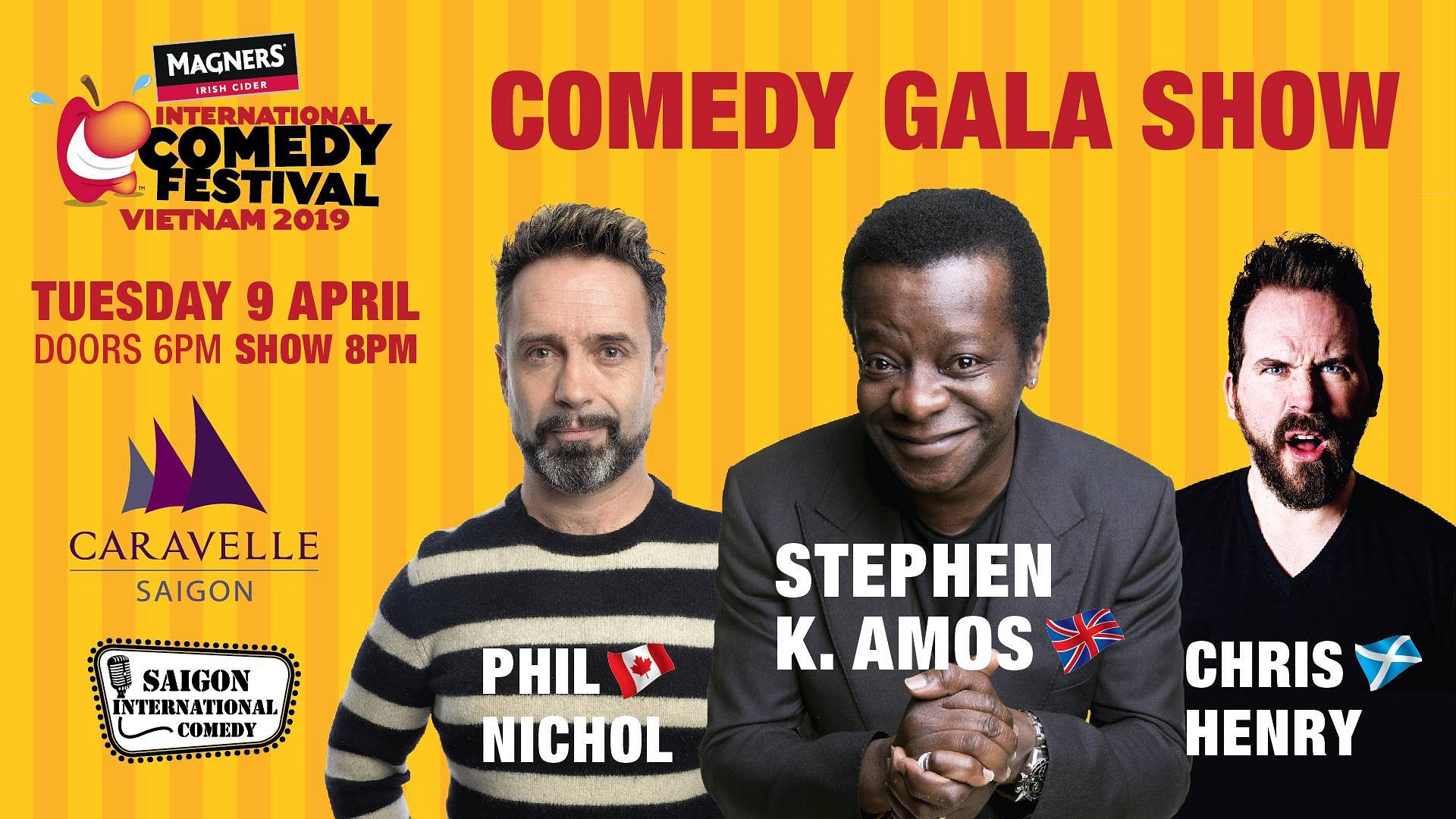 Comedy Gala Show w/ Phil Nichol, Stephen K Amos and Chris Henry ...