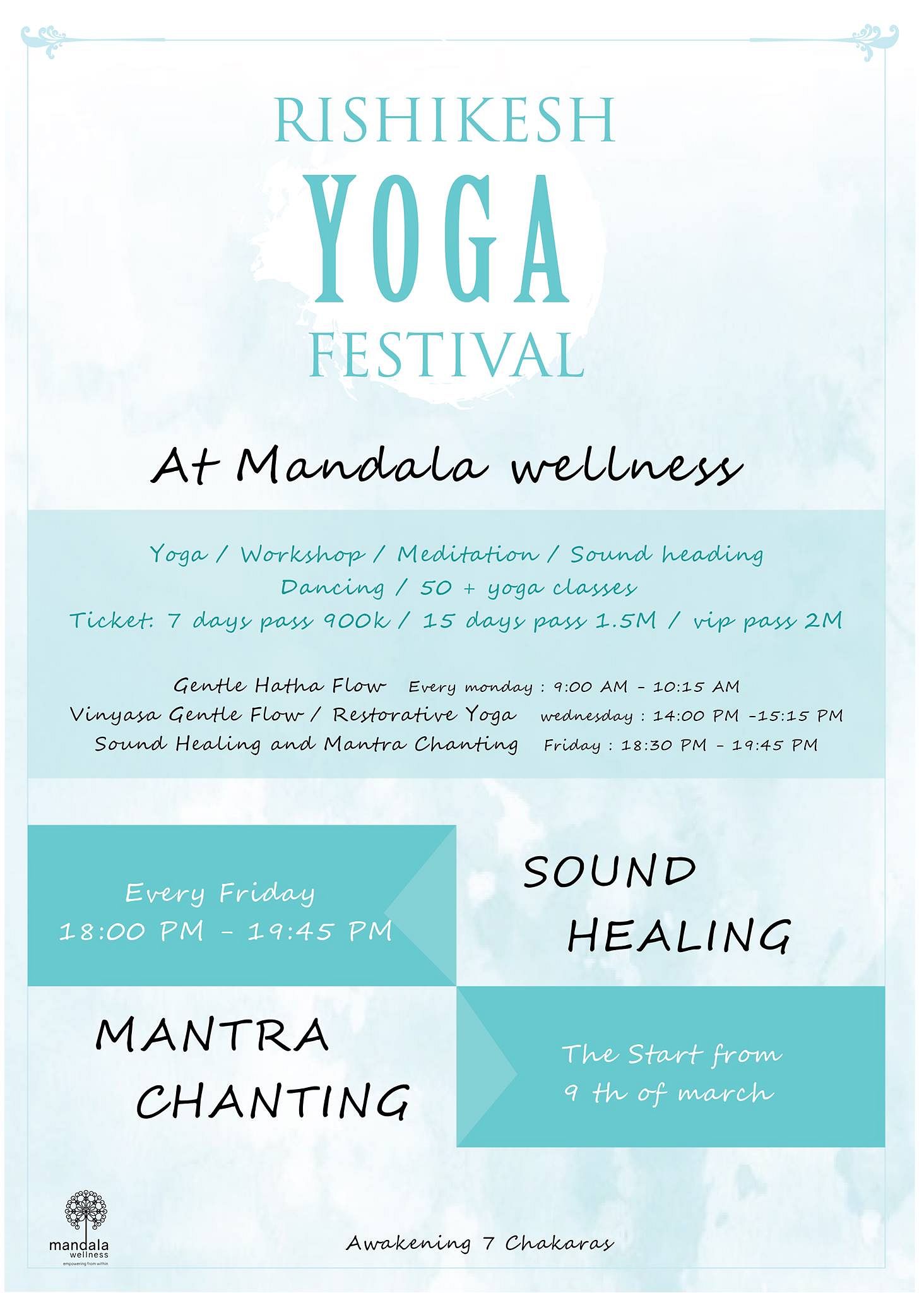 Rishikesh Yoga Festival @ Mandala Wellness - Saigoneer