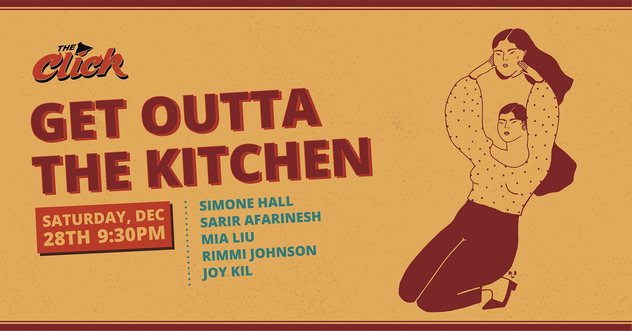 Get Outta The Kitchen! Standup Showcase @ The Click - Saigoneer