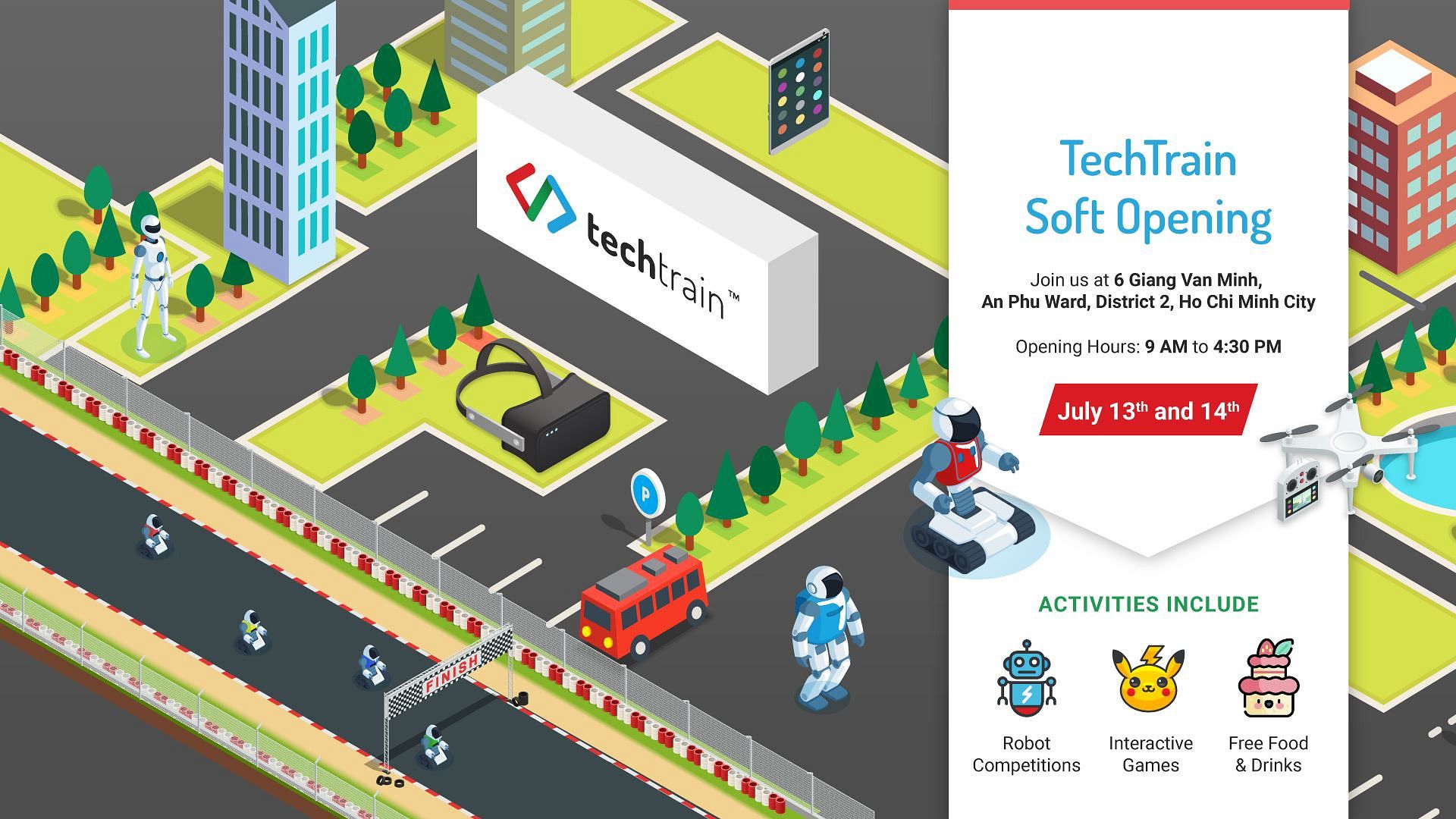 TechTrain's soft opening @ TechTrain - Saigoneer