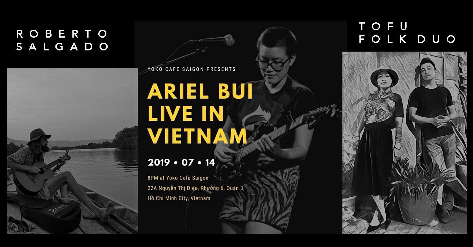 Sunday: Roberto Salgado - Ariel Bui - Tofu Folk Duo @ Yoko Cafe - Saigoneer