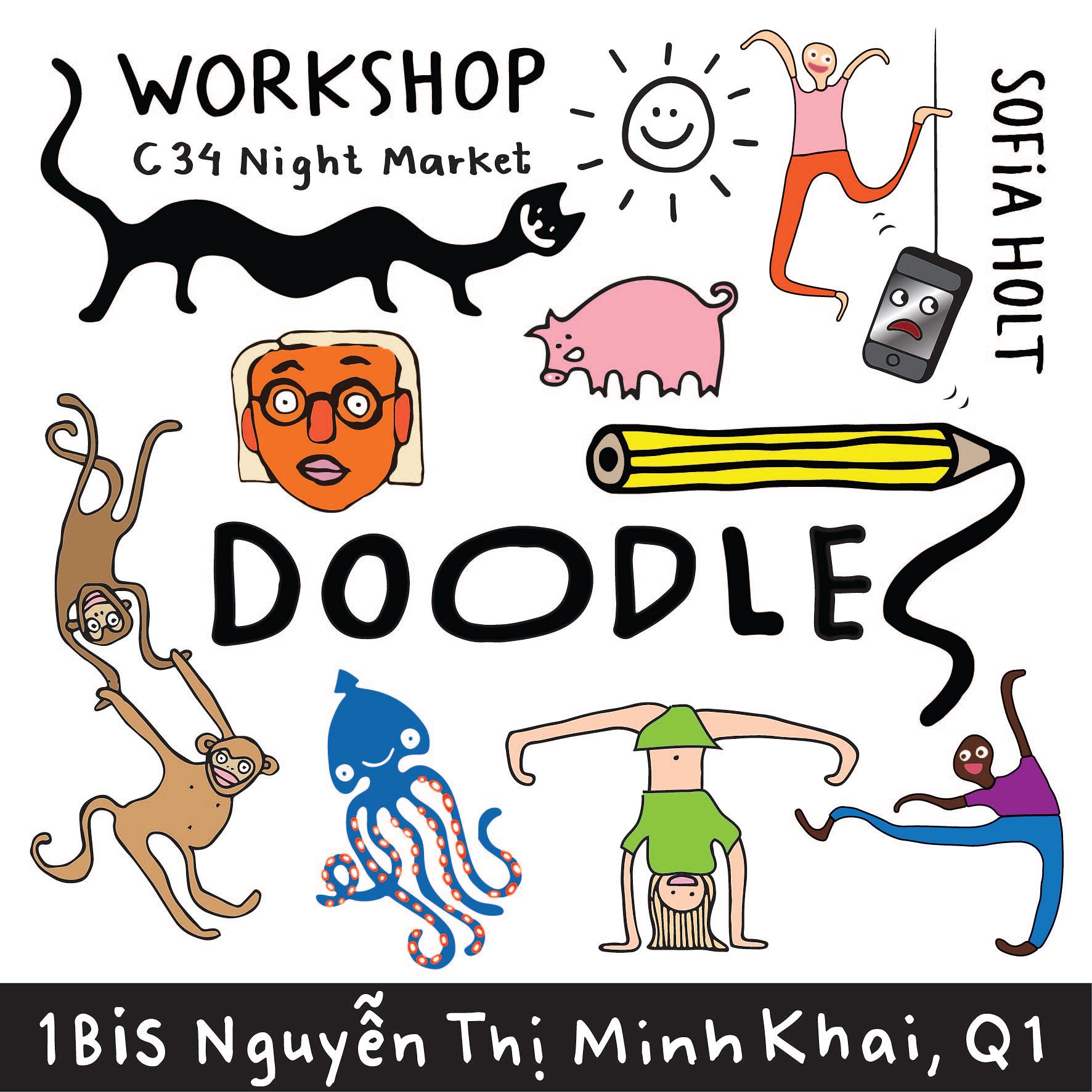 DOODLE - Practice creative thinking workshop by Sofia Holt @ Rubik Zoo ...