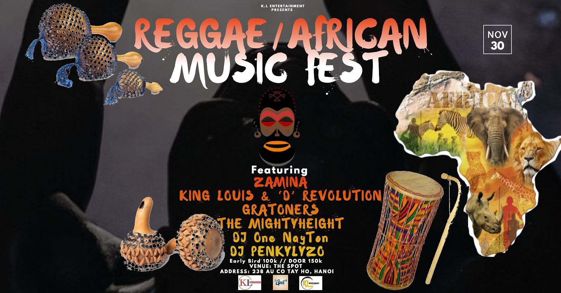 Reggae / African Music Fest @ The SPOT - Pool & Leisure - Saigoneer