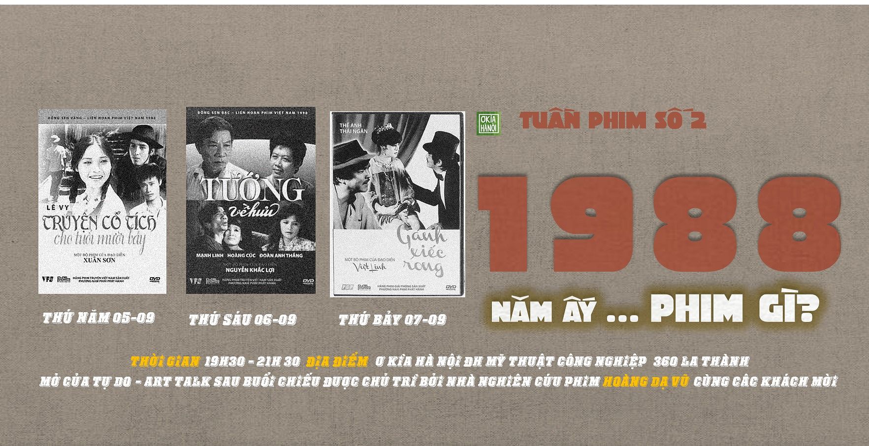 1988: Năm Ấy Phim Gì? - Tuần Phim Số 2 @ OKIA Cinema - Saigoneer