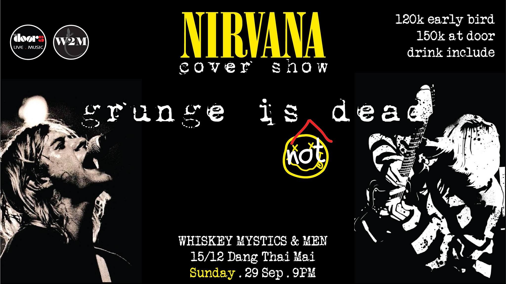 Grunge is (not) dead - Nirvana cover show @ Whiskey Mystics and Men ...